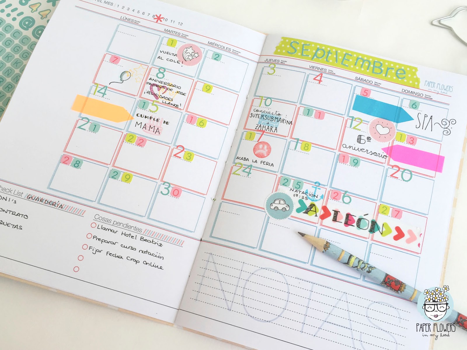 Crea tu planner mensual sin gastar un duro (plantillas + tutorial ...