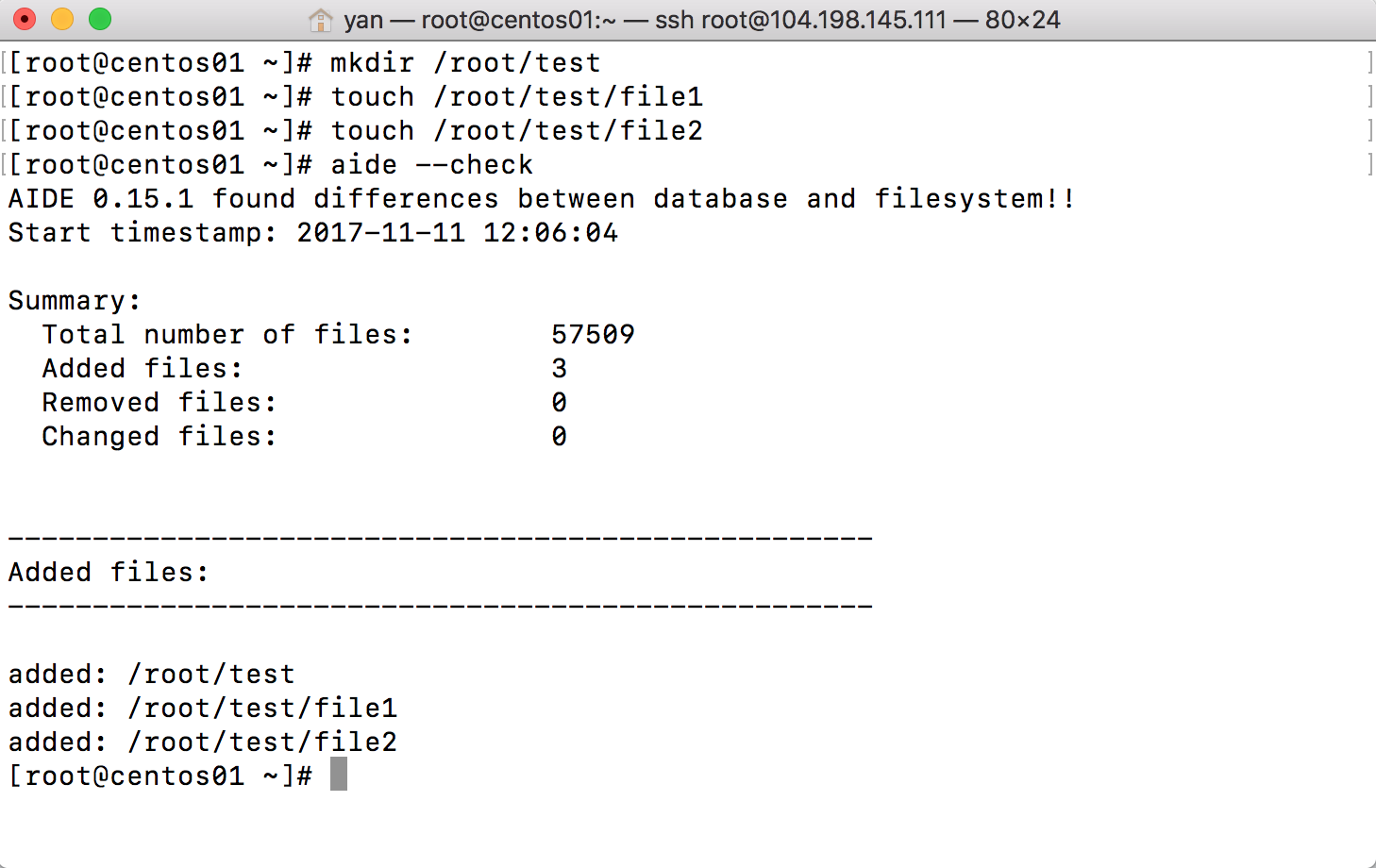Using AIDE ( Advanced Intrusion Detection Environment) ~ Root Of Info