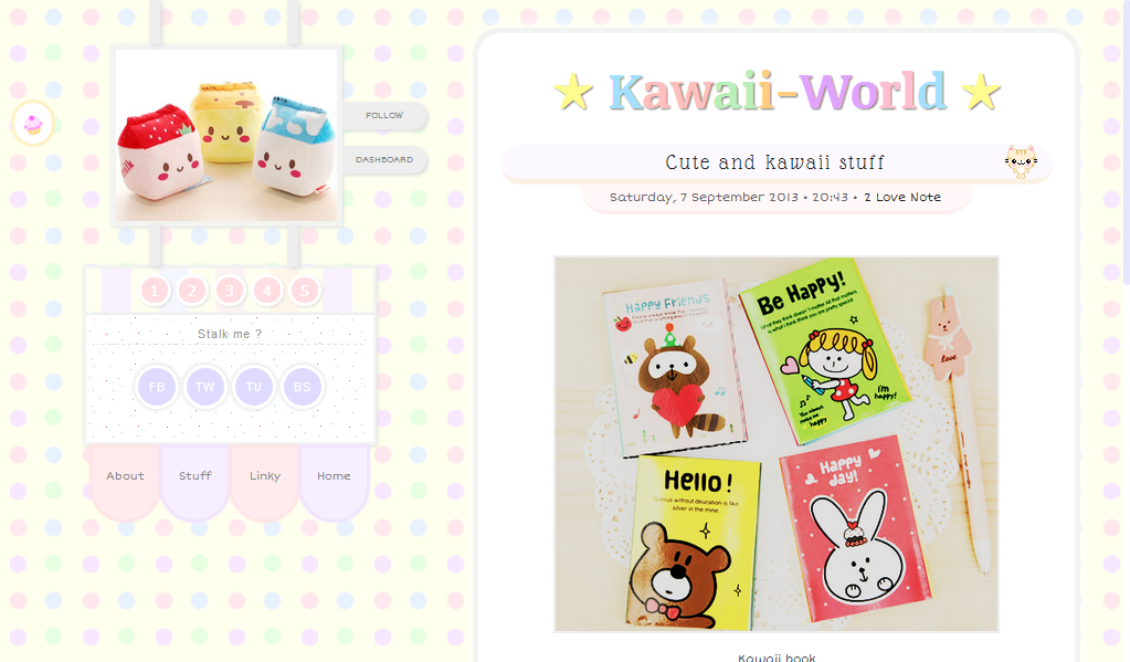 Blogskin : Kawaii World | KAWAII LADY