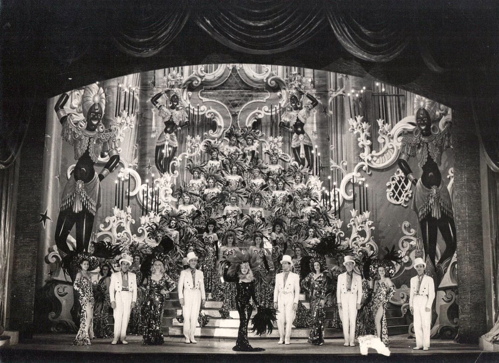 deep space daguerreotype: Folies Bergère Costume & Set Design, 1920s/30s