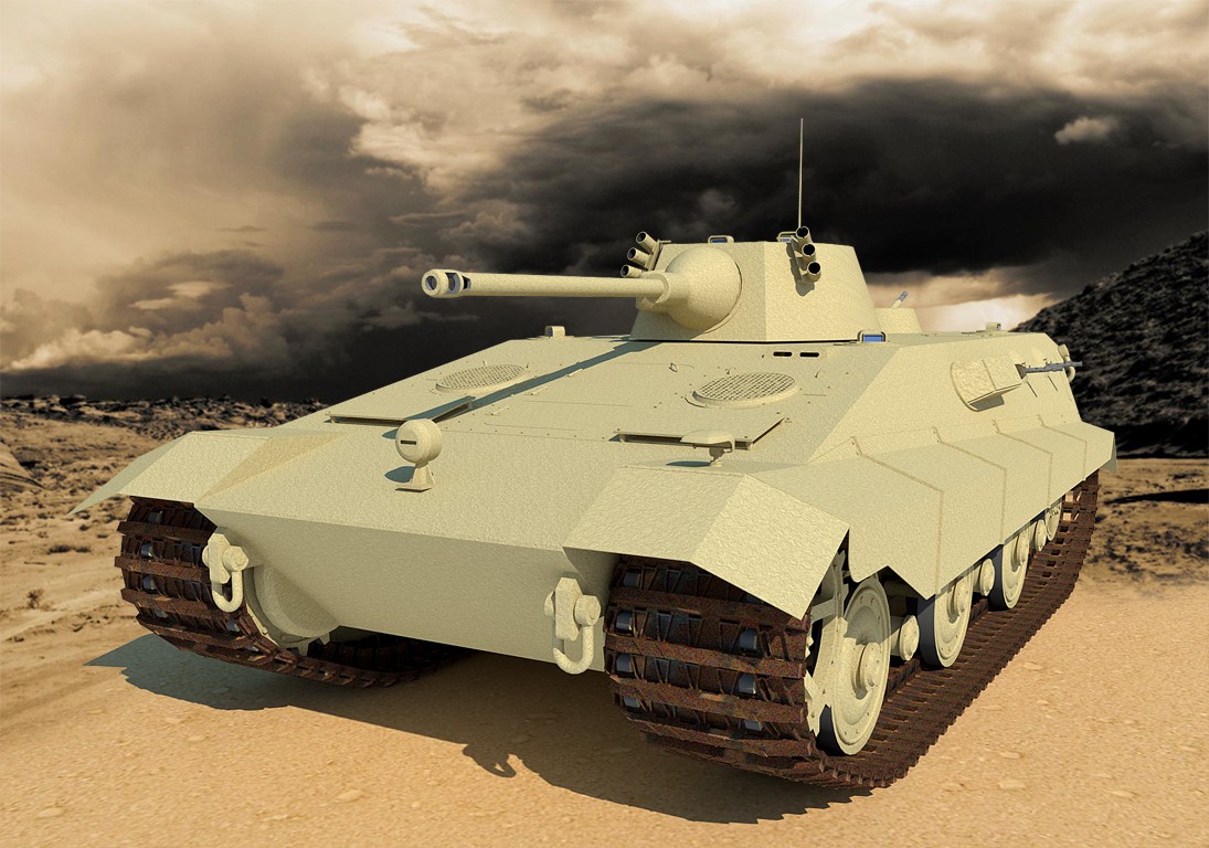 SketchUP Power 草圖力量: Schützenpanzer BÜFFEL E-50 Tank (E-50步兵戰車)