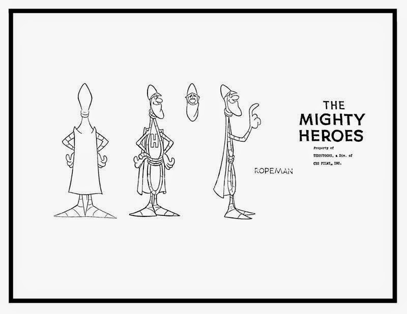 Ominous Octopus Omnibus: Mighty Heroes Model Sheets
