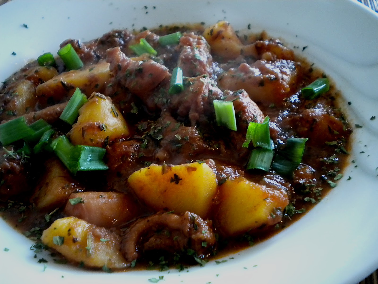 Cookingaround : Octopus Stew Portuguese Style Recipe