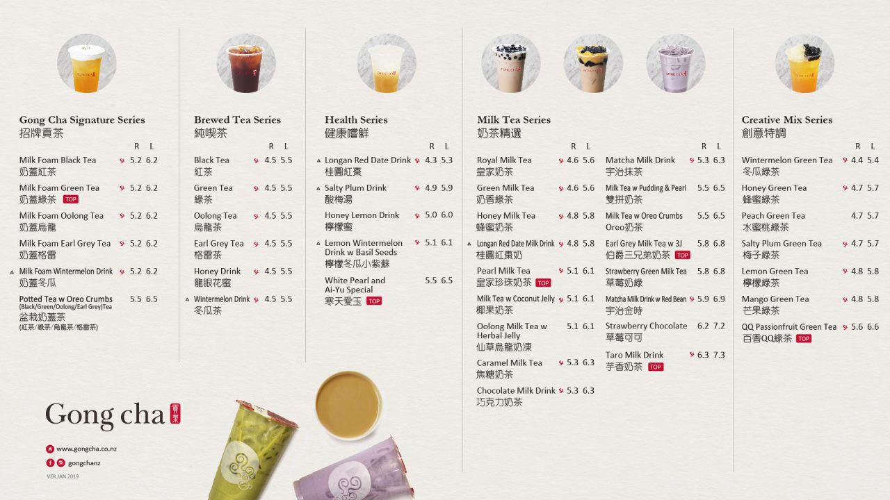 Top 10 thiết kế menu trà sữa của những thương hiệu nổi tiếng trên thế giới