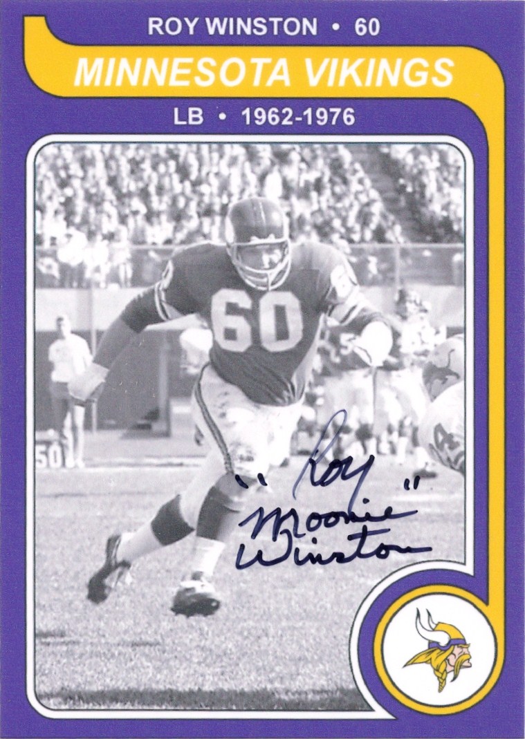 Minnesota Sports Autograph Project: ROY WINSTON