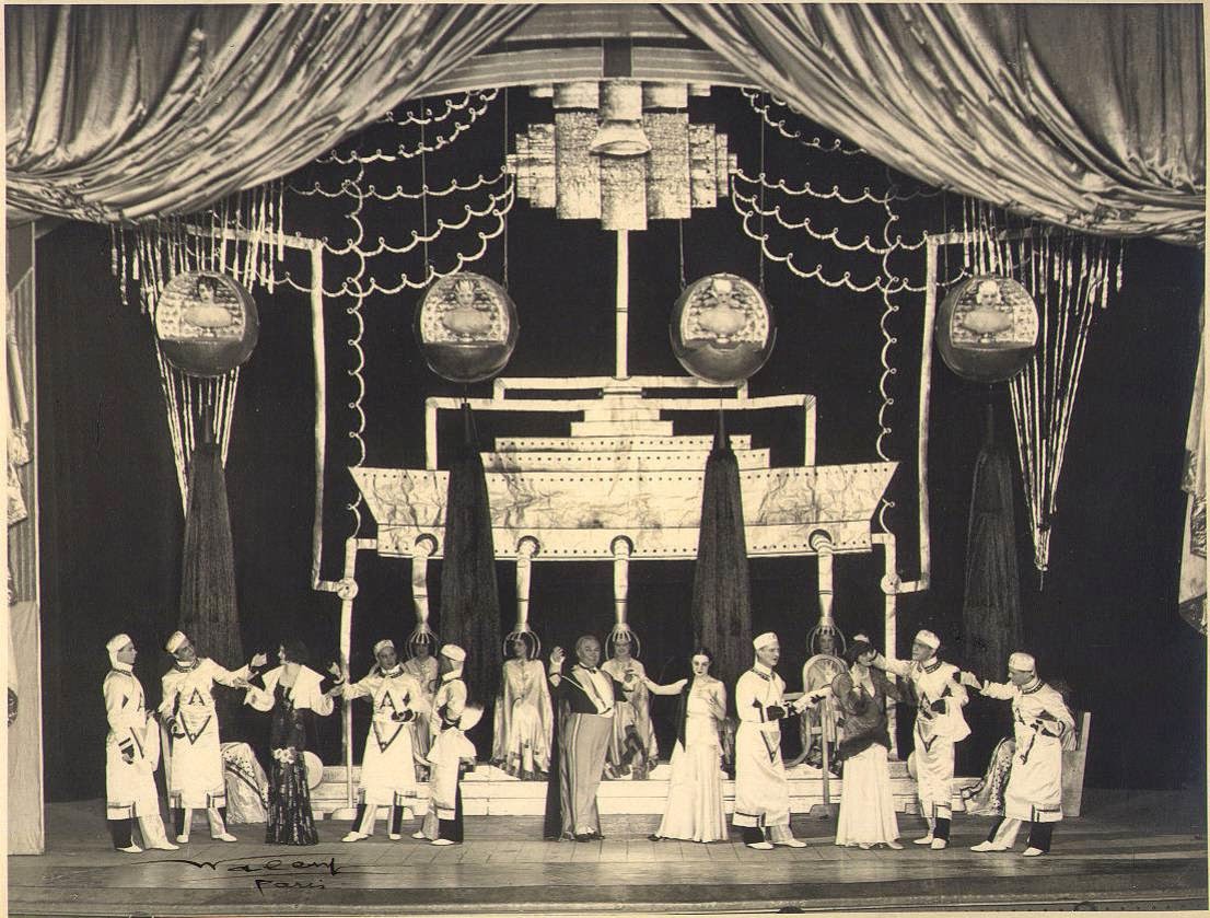 deep space daguerreotype: Folies Bergère Costume & Set Design, 1920s/30s