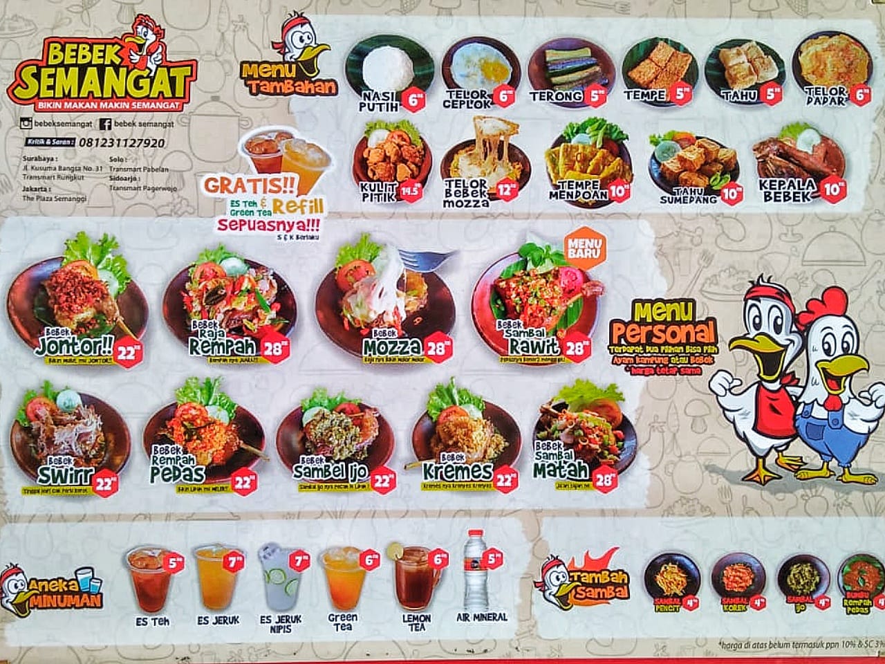 BEBEK SEMANGAT : Surganya Para Pecinta Bebek Pedas | dekCrayon tata ...