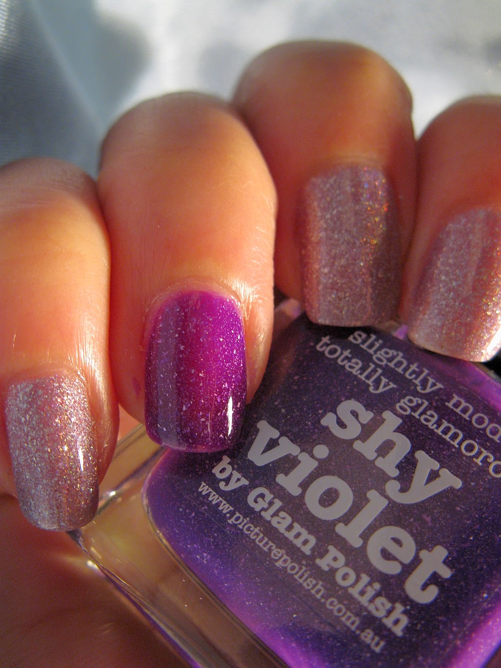 Milfina: PiCture POlish - Lizzie + Shy Violet