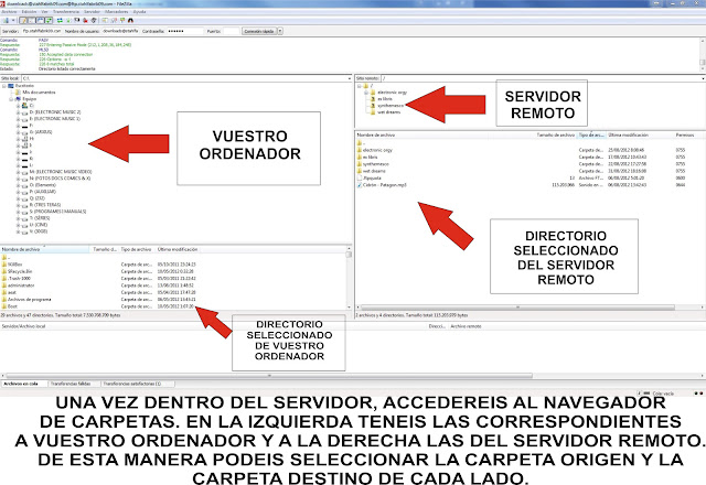 ELECTRONIC ORGY: TUTORIAL SOBRE EL USO DEL FTP CON FILEZILLA