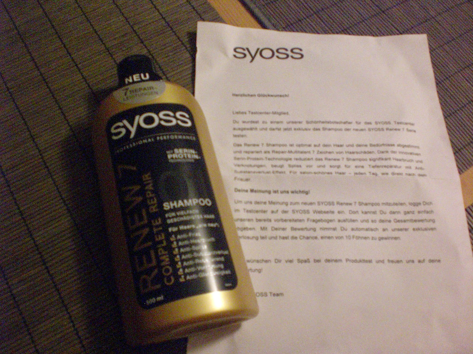 Isa´s bunte Testwelt: Shampoo SYOSS Renew 7 Serie im Test