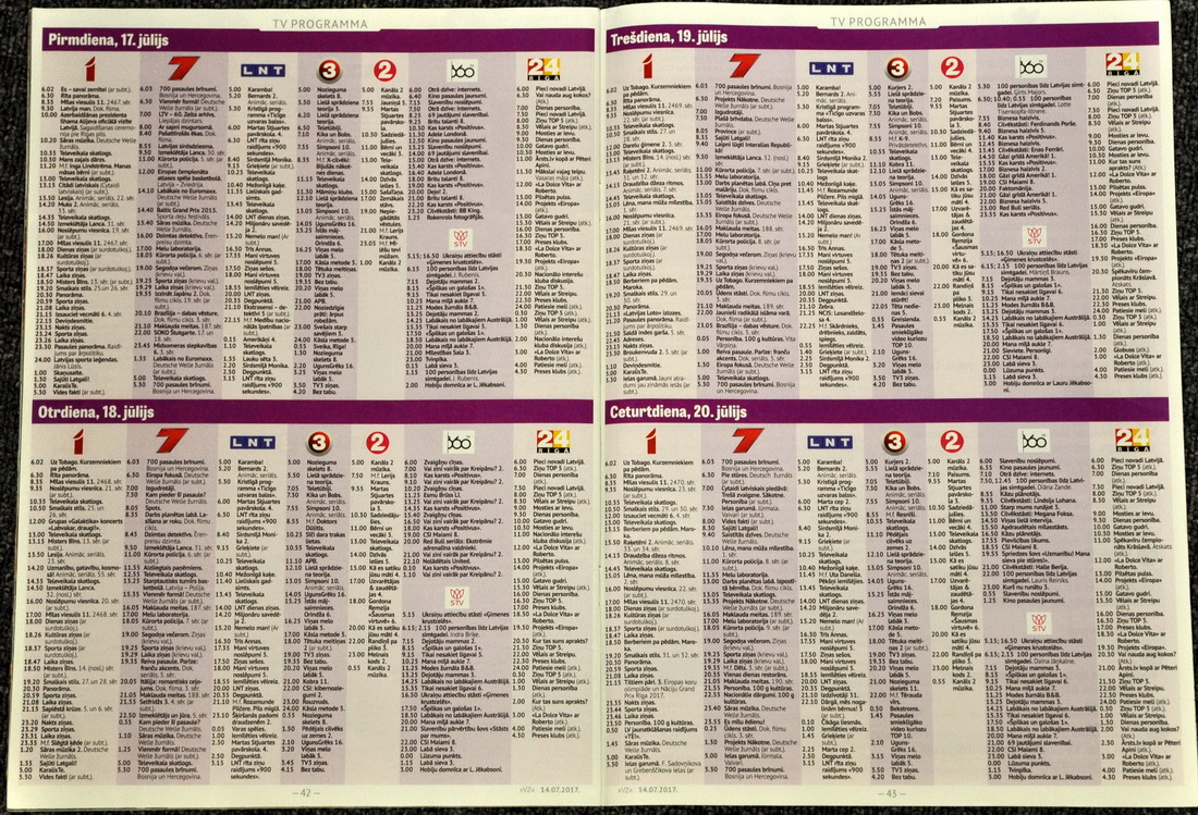 XPLORADIO: Łotwa - tygodniki telewizyjne