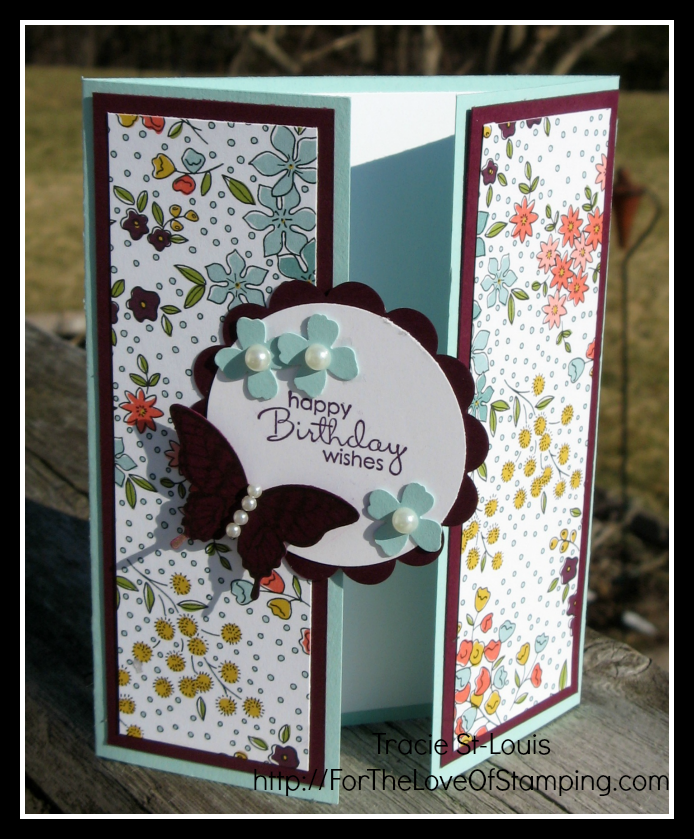 ~For The Love of Stamping~: Gate fold Card