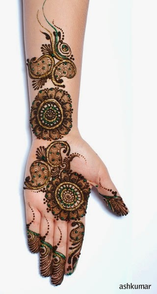 Ash Kumar Mehndi Designs Book for Eid 2014-2015 - Pakistani Suits ...