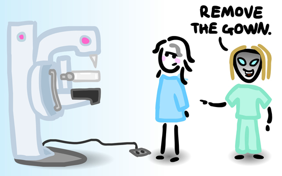 Funny Mammogram Clipart