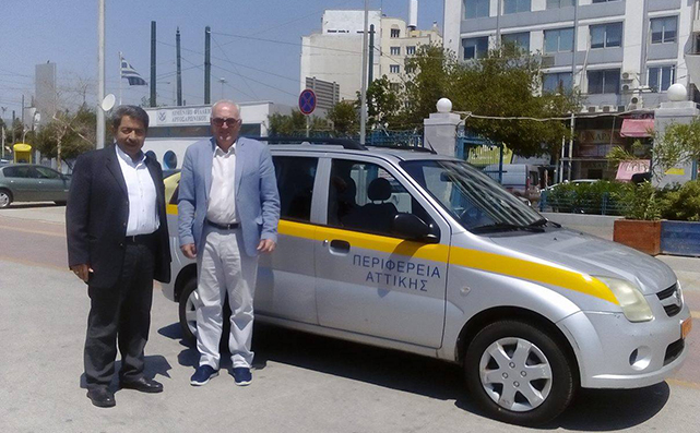 SALAMIS-NEWS: Παραχώρηση αυτοκινήτου στον Δήμο Αίγινας από τον ...