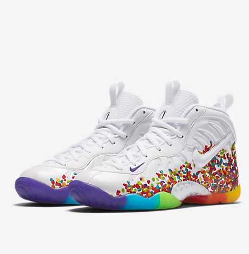 THE SNEAKER ADDICT: Nike Foamposite 'Fruity Pebbles' GS Available (Images)