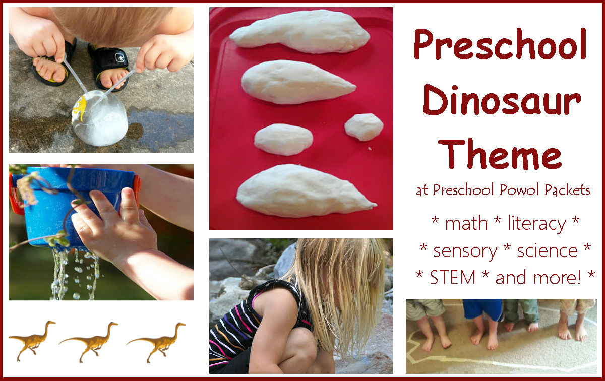 FUN Dinosaur Activities for Preschool Dinosaur Theme | Preschool Powol ...