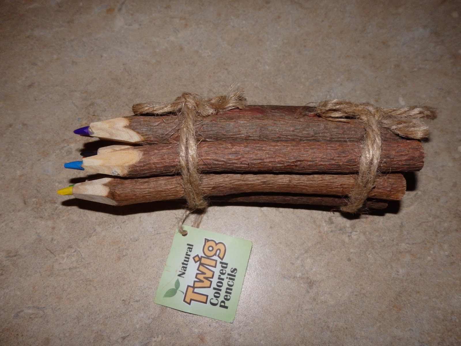 New Age Mama: Holiday Gift Guide - Natural Twig Colored Pencil Set
