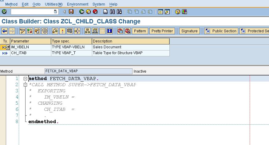SAP TECH: Global Class : Inheritance