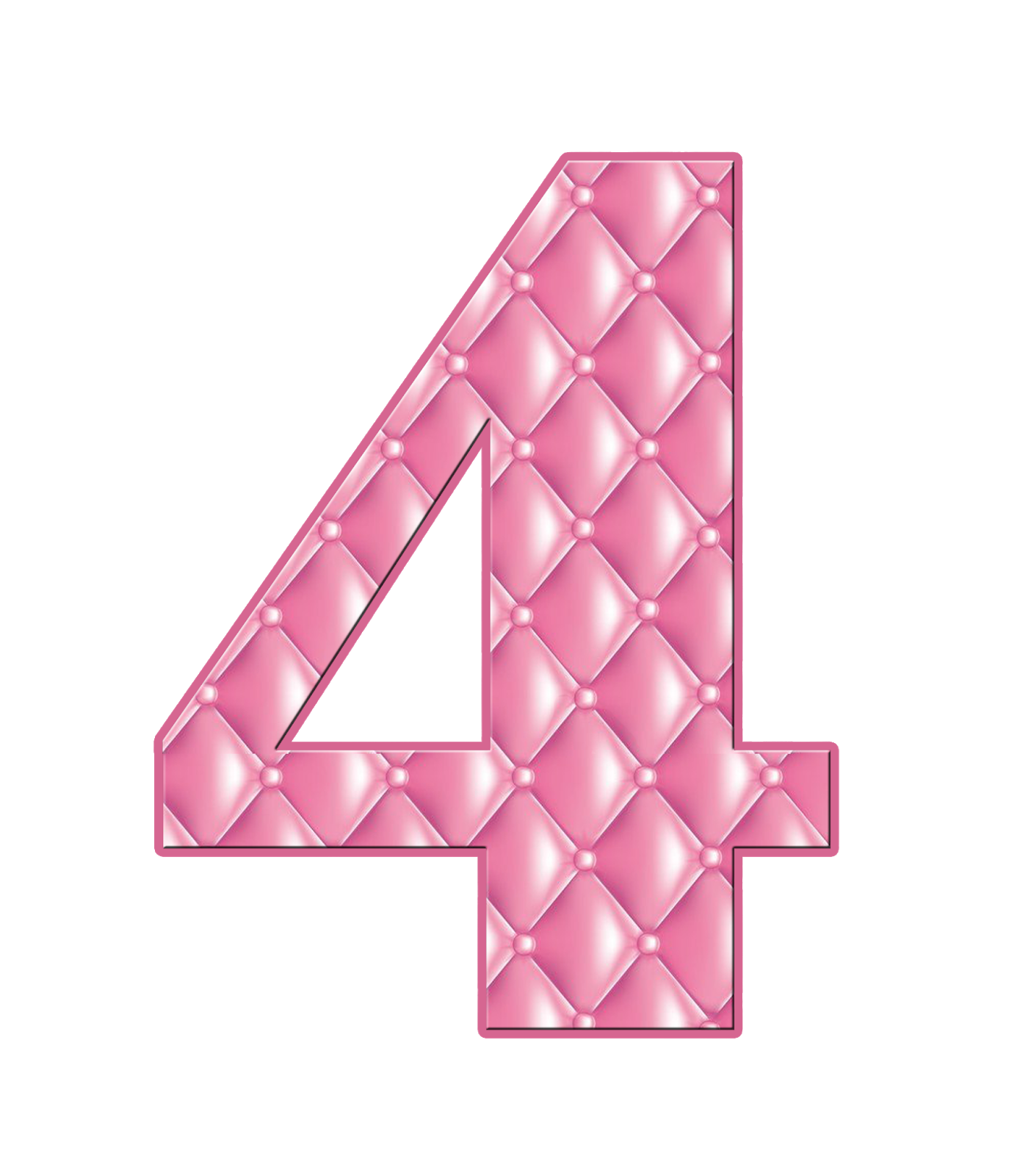 Mãe de Seis: Números Capitonê Rosa