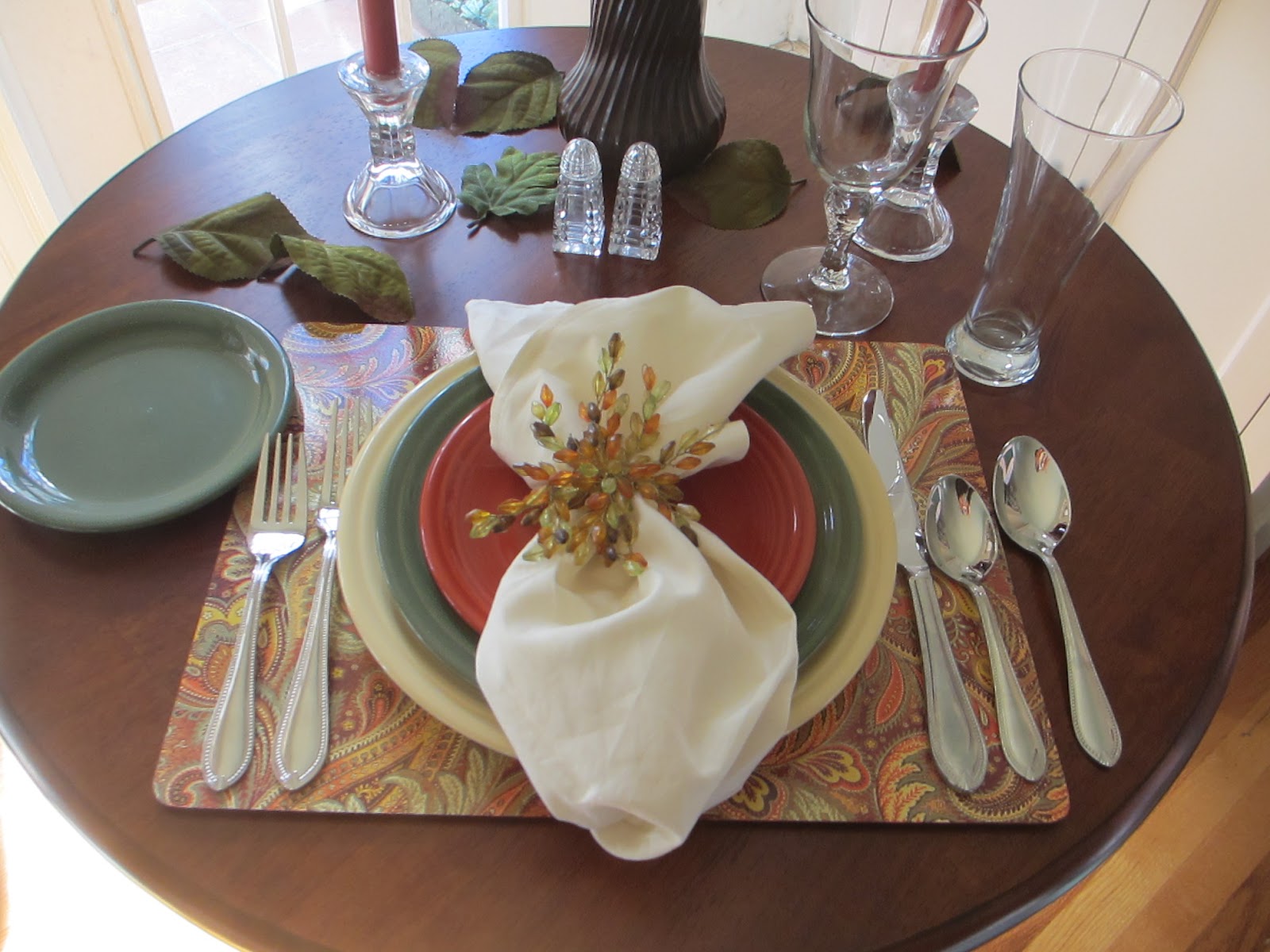 Table for One: Fall Fiesta Dinnerware Table