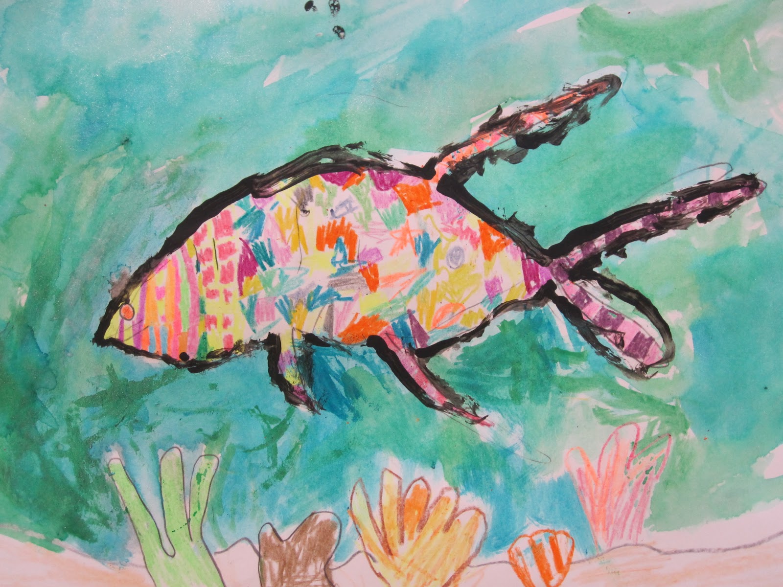 Art is Basic-- Art Teacher Blog: Rainbow Fish