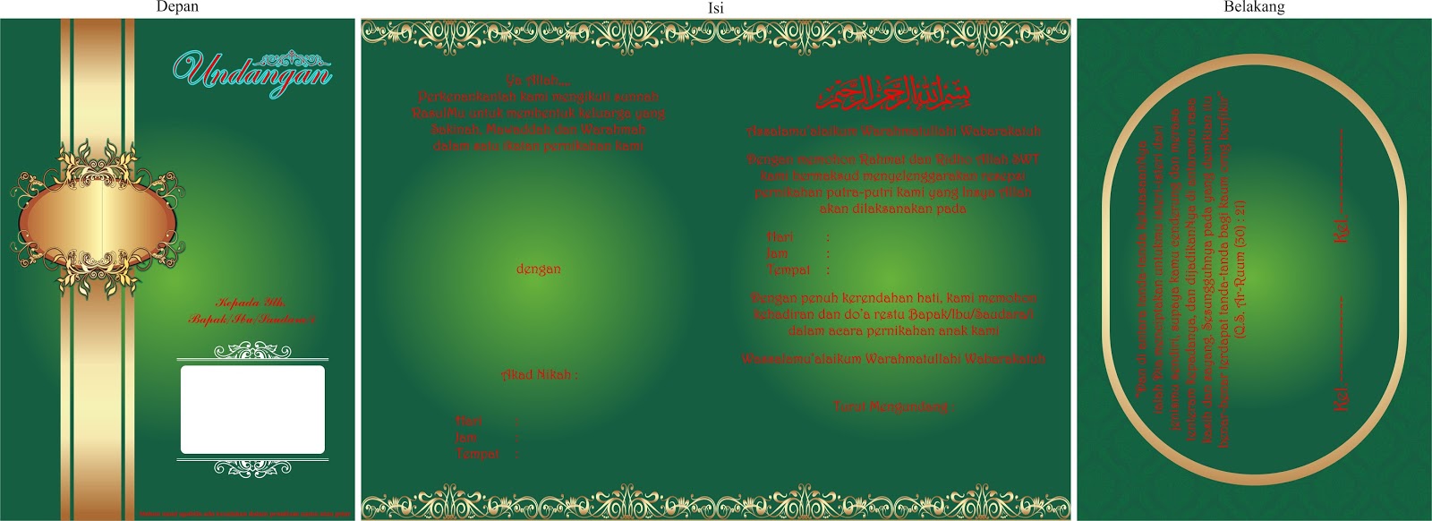 Tren 32+ Vector Undangan Cdr