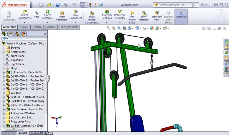 Video Tutorial Advanced Assembly in the SolidWorks 2013. | Drawing and ...