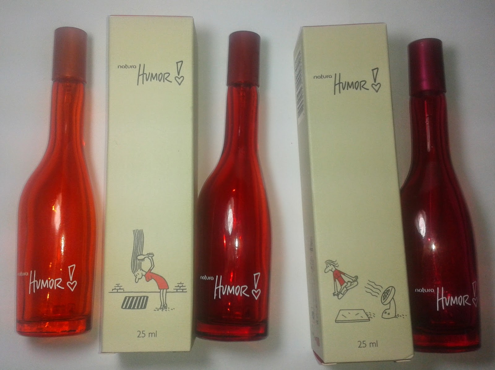 Miniaturas de Cosméticos e Amenities: Natura Humor 1,3,5