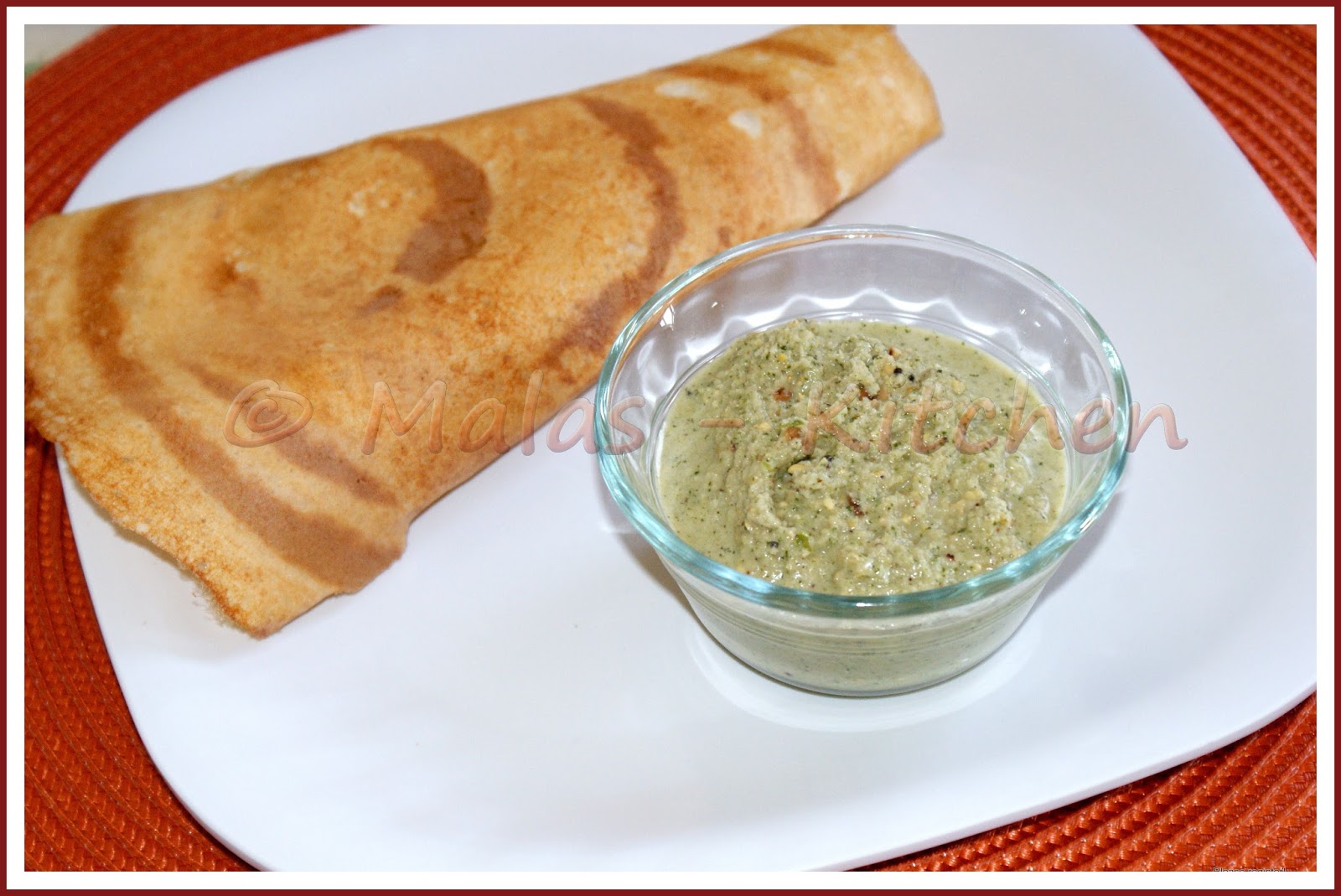 Plain Dosa Or Paper Dosa - Malas-Kitchen