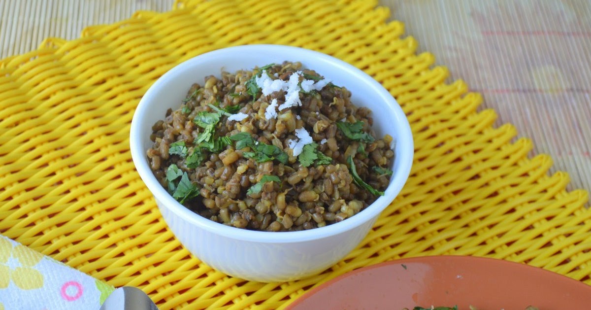 Matki Usal ~ Moth Beans Sabji - Day 13 ~ Tamalapaku