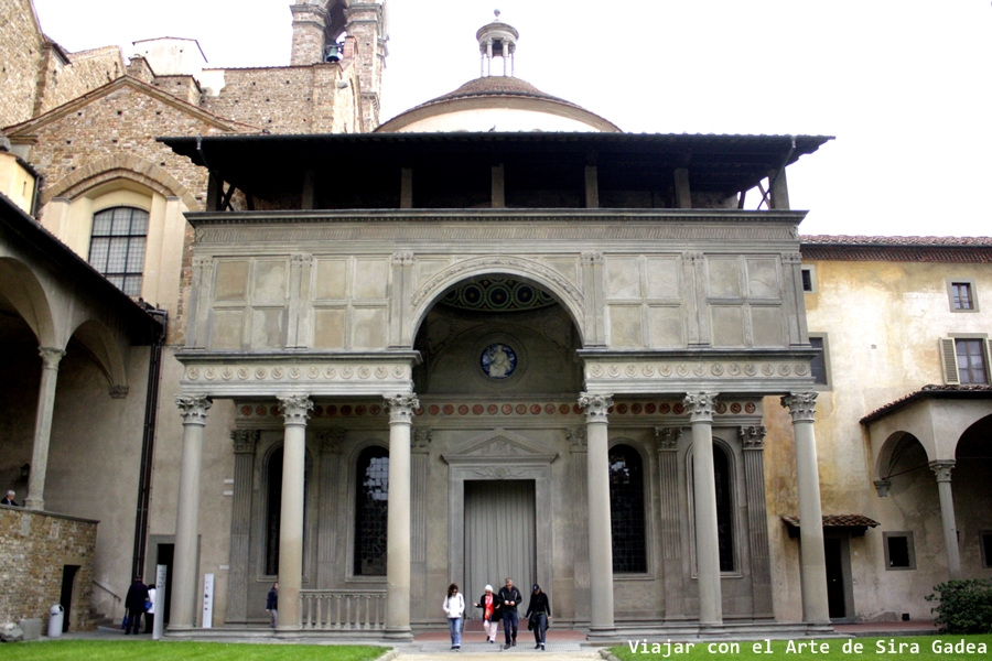 La Cappella Pazzi en Santa Croce de Florencia