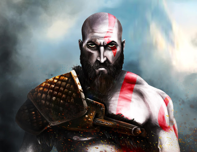 Anish Madhan : KRATOS Illustration