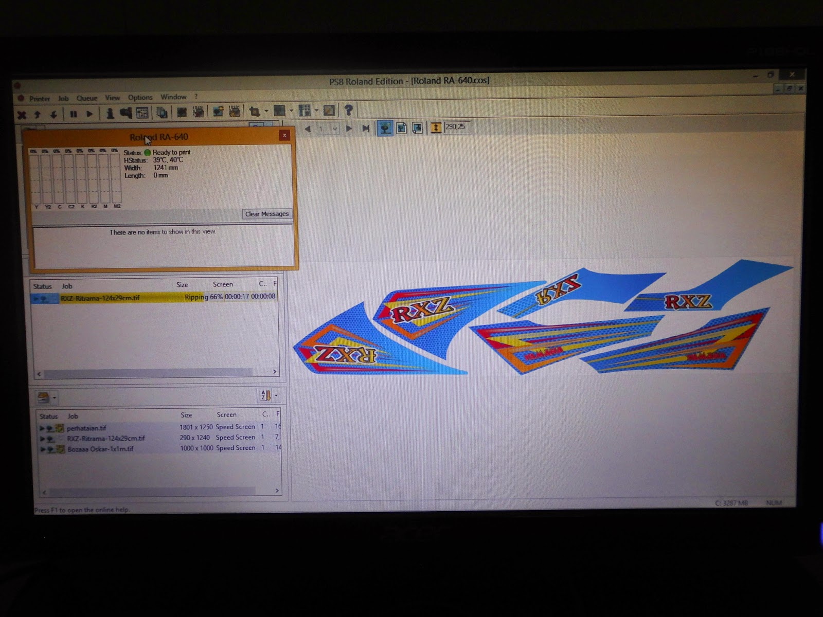 Striping Motor Pola Standard (Pola Sesuai Ukuran Sticker Aslinya) Tanpa ...