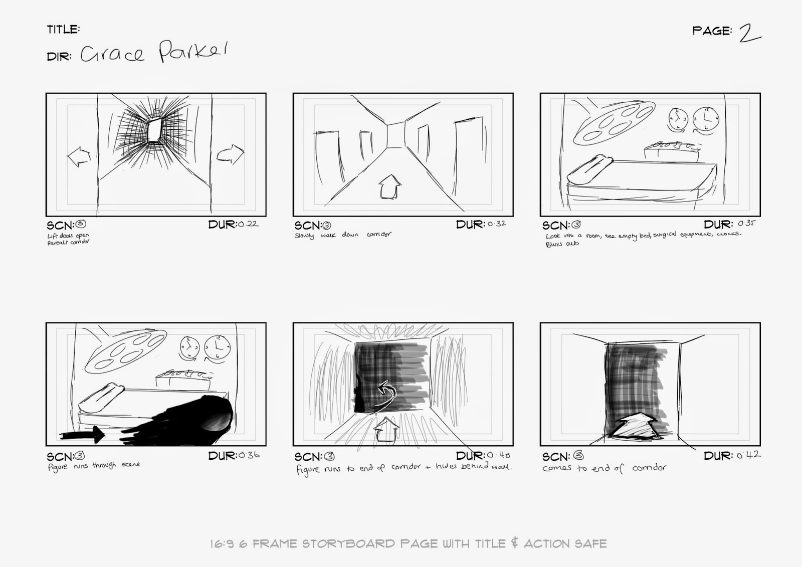 Final Major Project: Second Storyboard for timing session