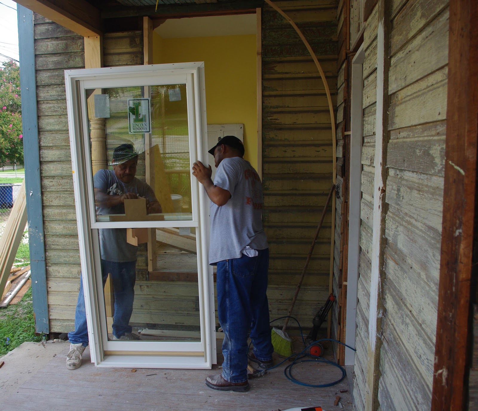 Dignowity Hill Restoration-Another Old House: Window Installation