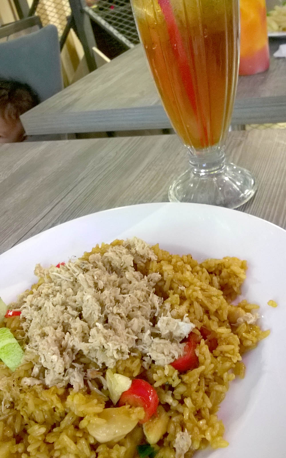 Nikmatnya Nasi Goreng Kepiting Rajungan di Solaria, AEON Mall