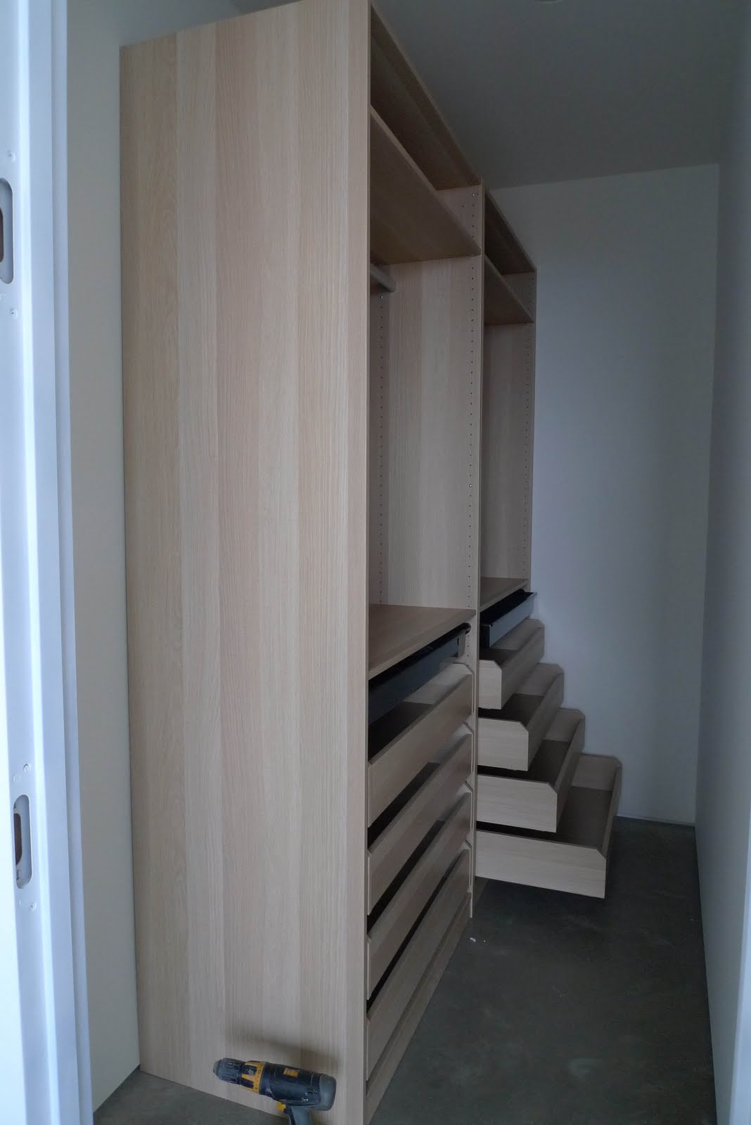 Our First LVL Home: Week 77, 78, 79: Building Closets