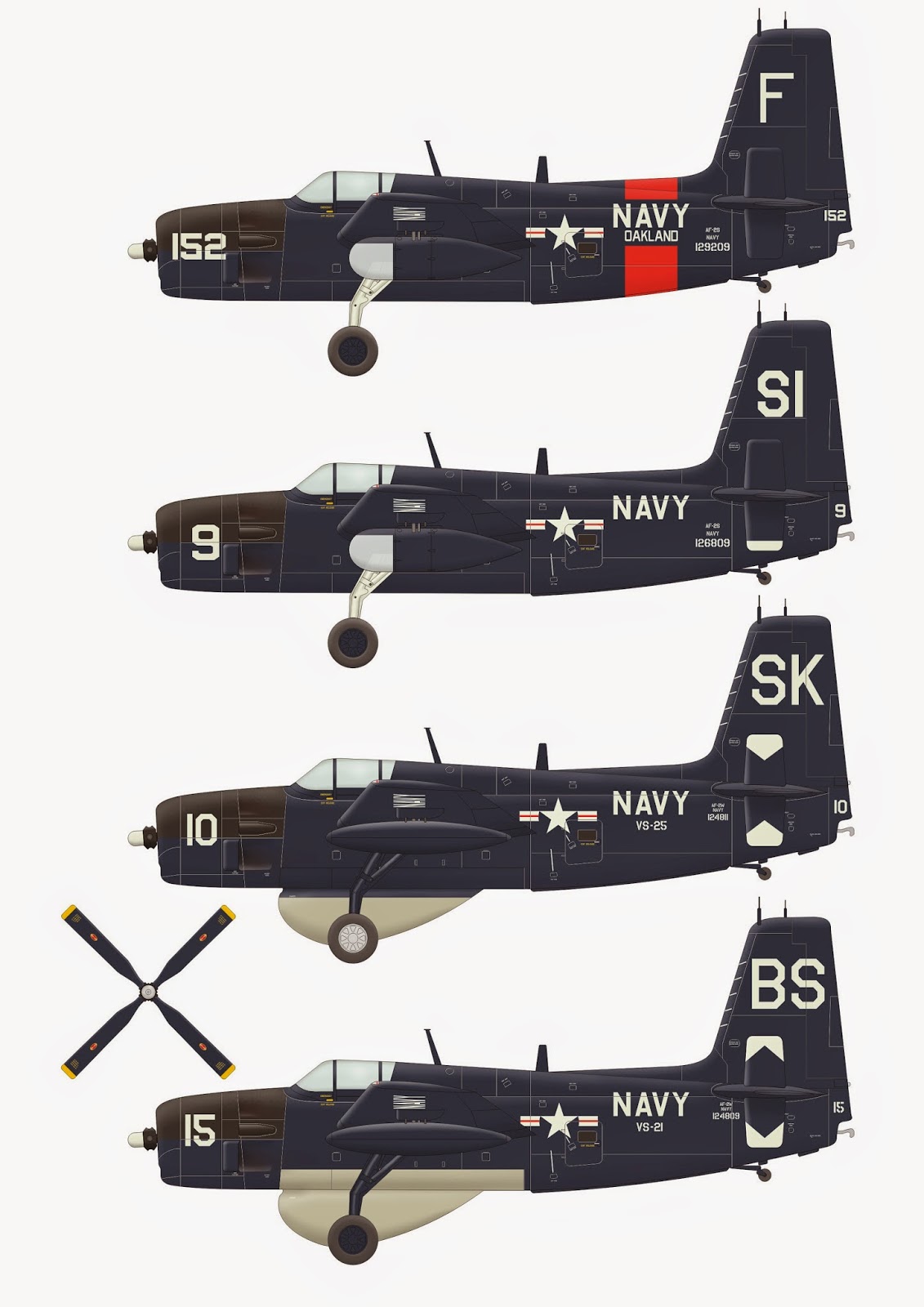 1/48 - Grumman AF-2S/AF-2W & AF-3S Guardian by Special Hobby - released ...