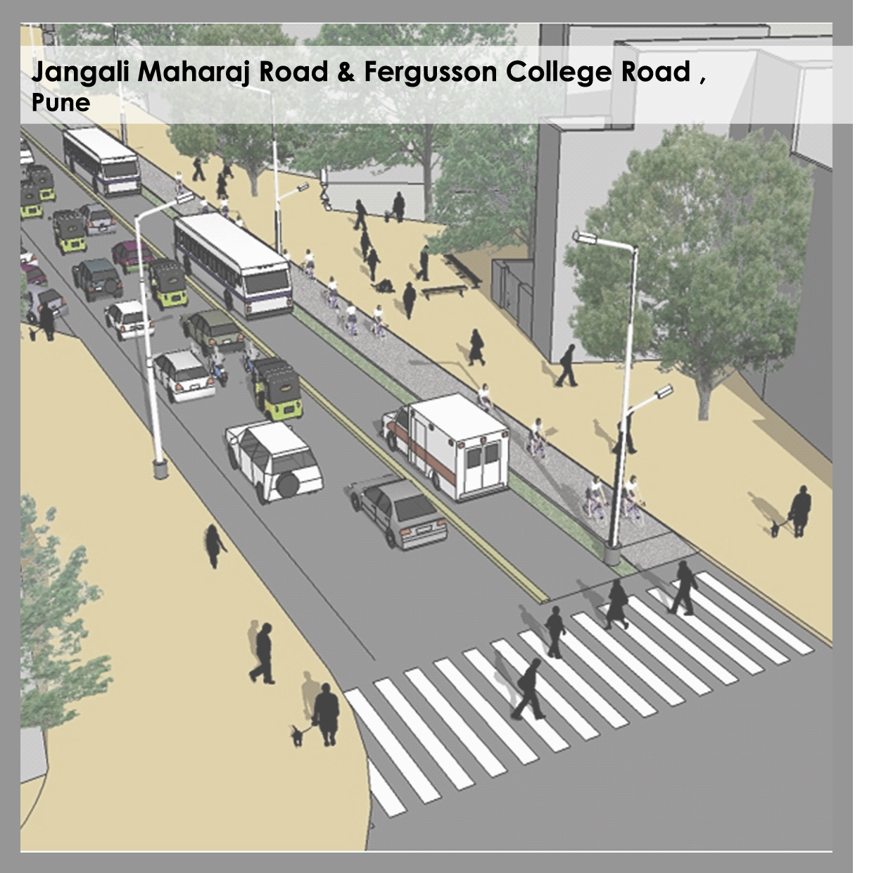 Prasanna Desai Architects: SAFE AND SOCIALLY SHARED STREETS