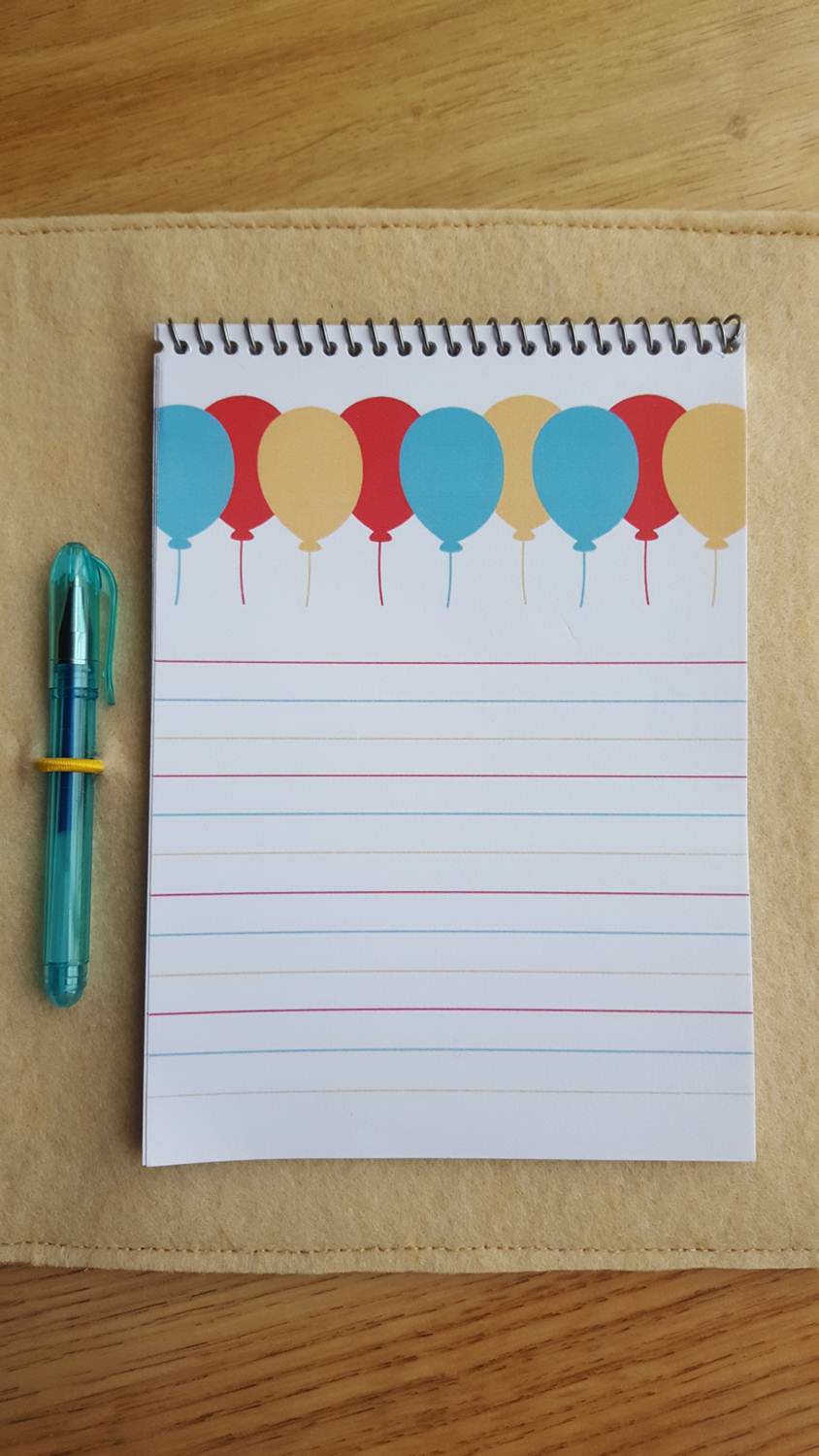 DIY Balloons Notebook Cover |Keeping it Real