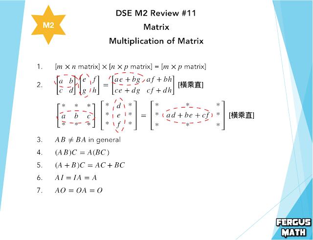 Fergus Sir Mathematics: M2 Review - Chapter 11 Matrix