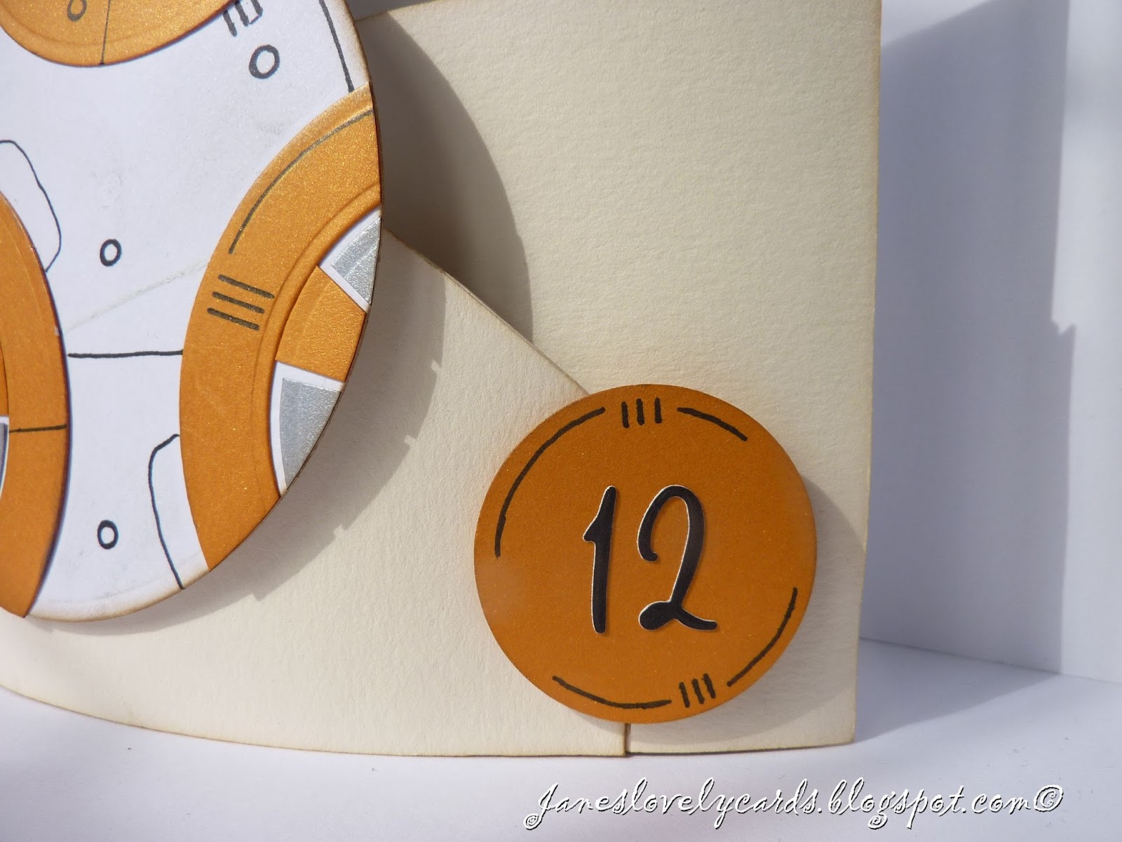 Jane's Lovely Cards : BB8 Birthday Card