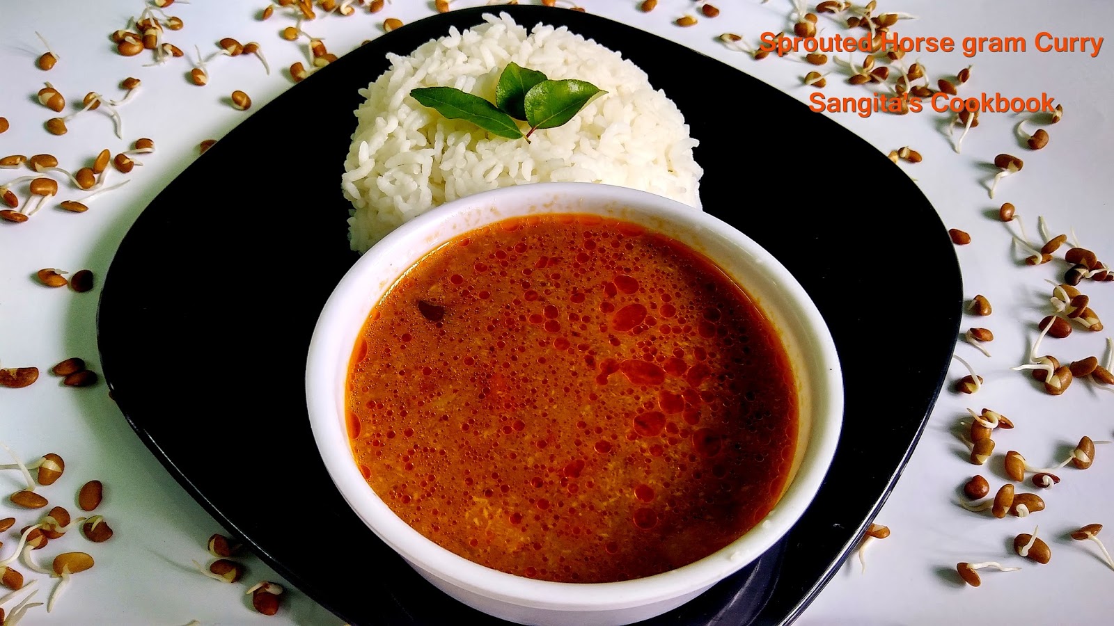 Sangita's Cookbook: Sprouted Horsegram or kulthi Dhal Curry / Kollu ...