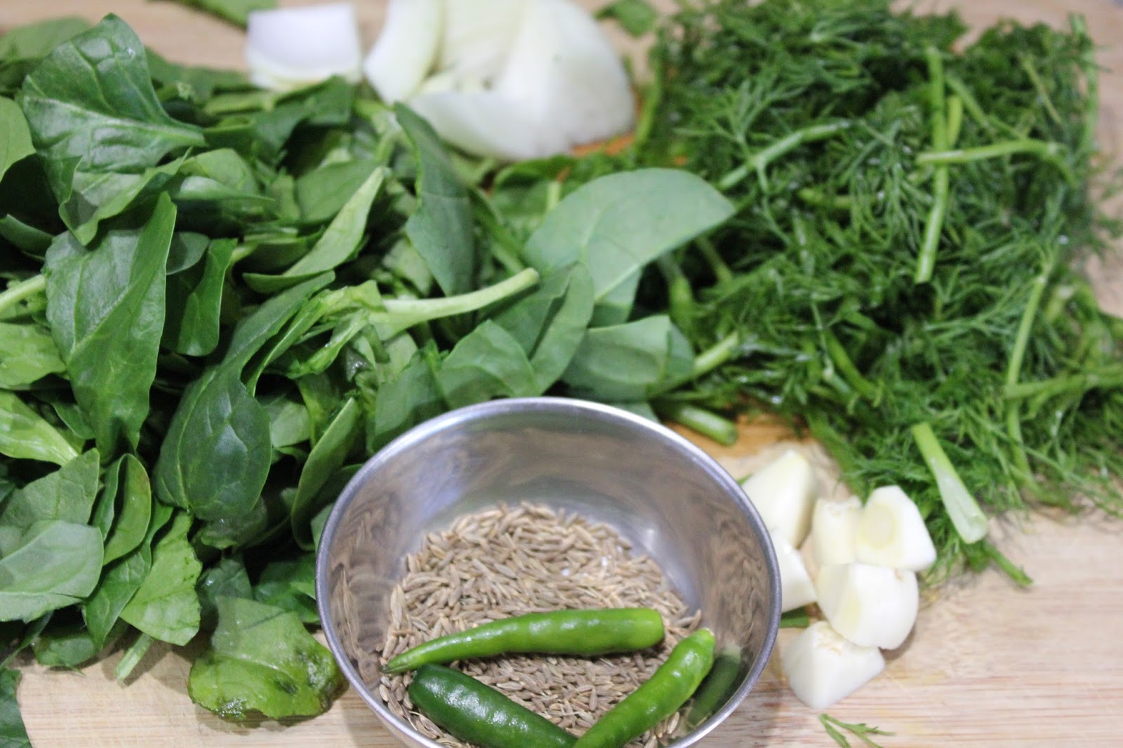 Masoppu Saaru / Mixed Green Dal