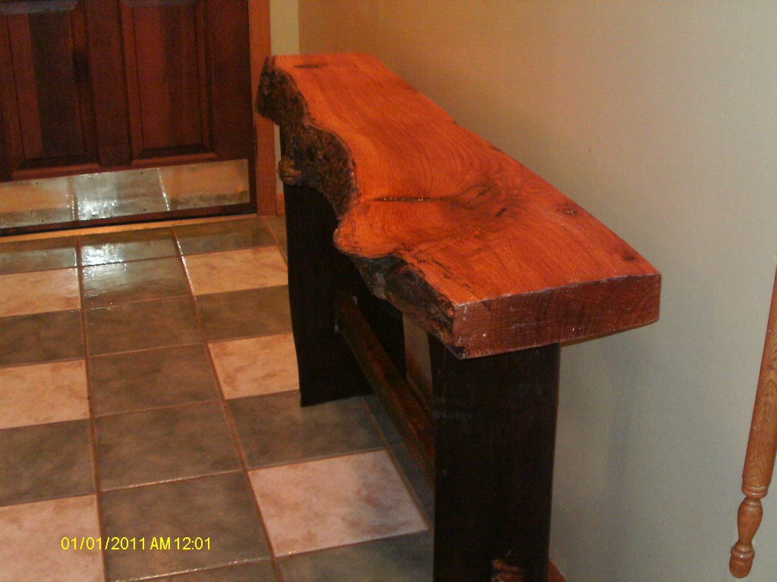 Handmade Rustic & Log Furniture: 4' long x 32" tall x 10" deep Log ...