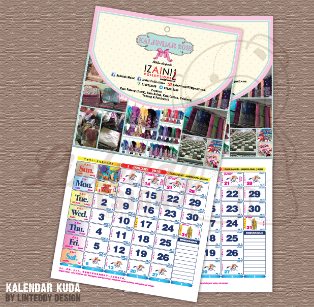 linTeddy Design: Kalendar Kuda (CLOSED NOW)