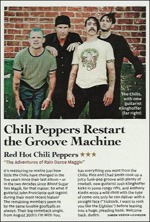 RED HOT CHILI PEPPERS GREECE: Ιουλίου 2011