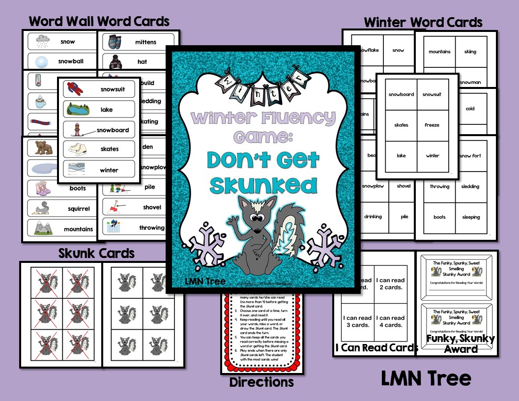 Winter Fluency Activities - Classroom Freebies