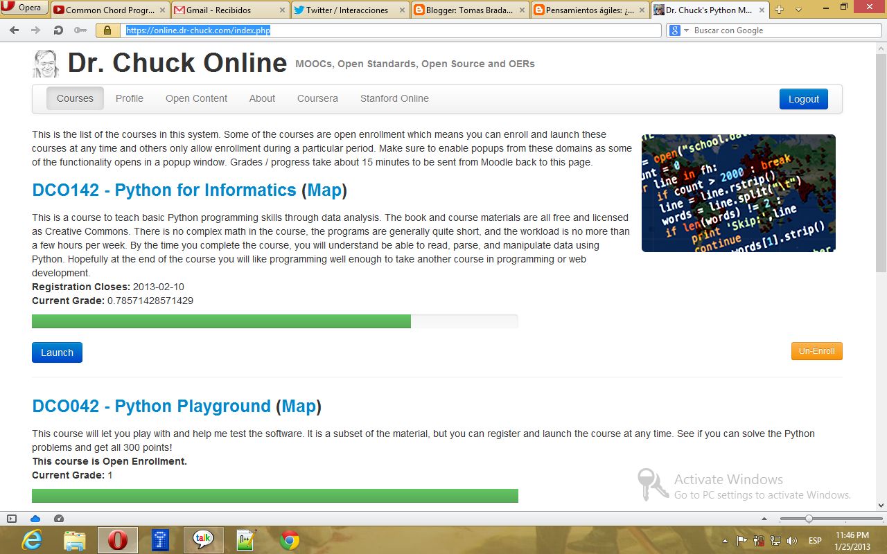 Tomas Bradanovic: enero 2013